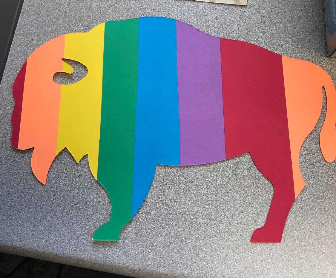 Behind the rainbow buffalo: The story of an accidental icon - Pigeon605