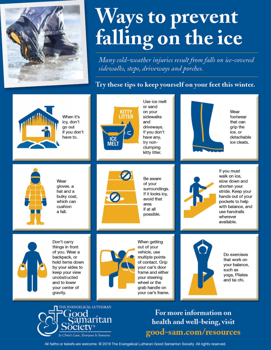 Protect yourself from winter slips, trips, falls - Pigeon605