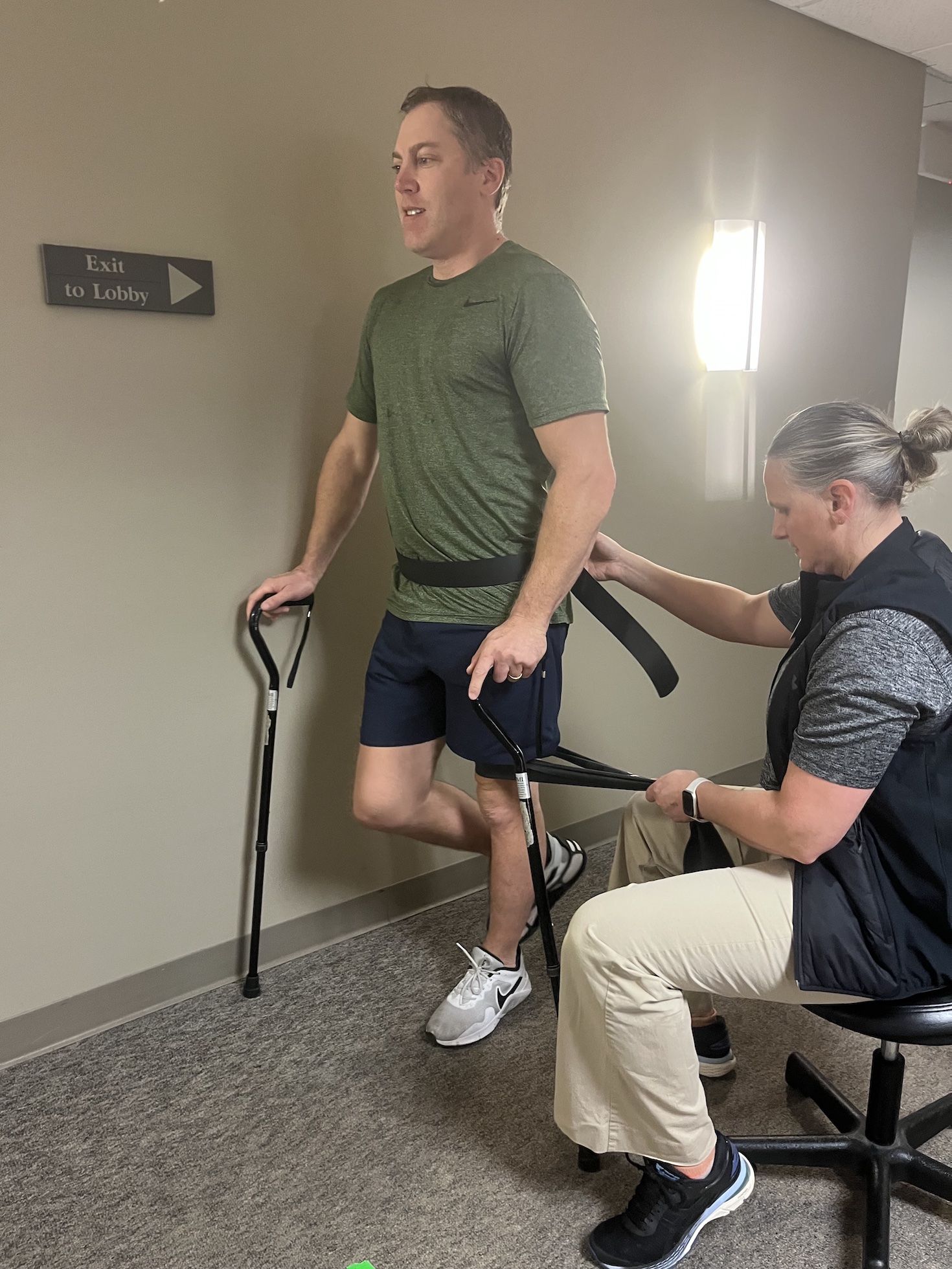 Innovation, perseverance help patient recover from spinal cord stroke ...