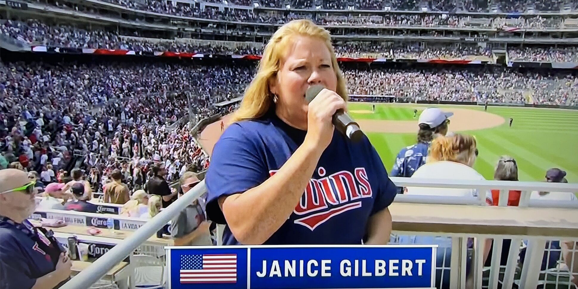 High school teacher, songwriter sings 'God Bless America' at Twins game ...