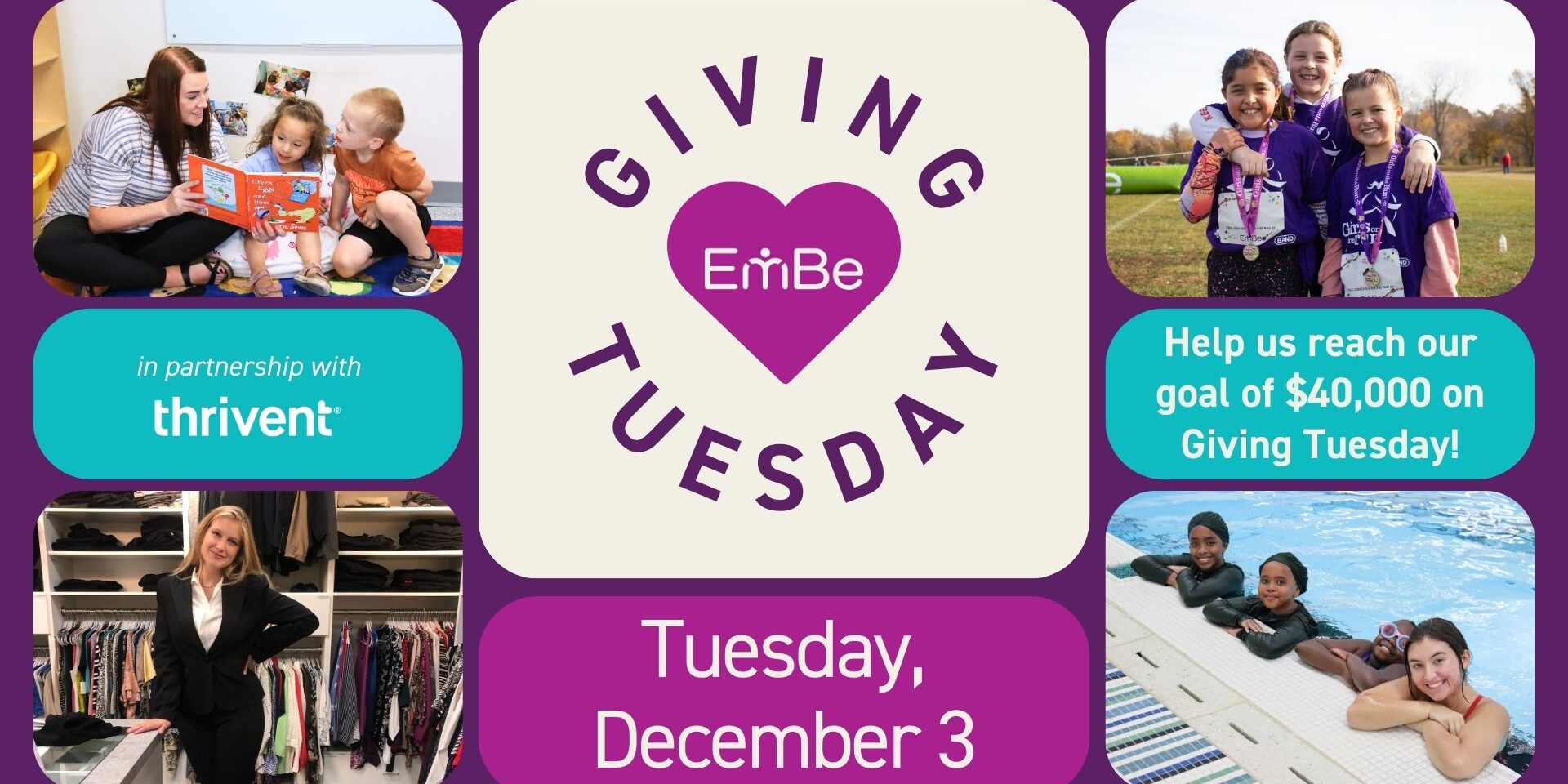 Amplify support of EmBe’s mission with generous Giving Tuesday ...